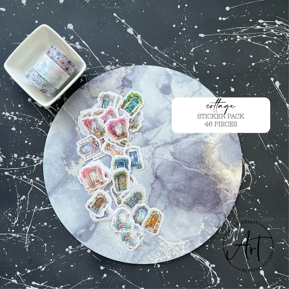 Cottage - Sticker Pack – Forever Friday Art